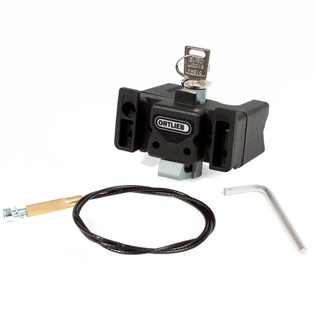 Ortlieb Handlebar Mounting Set With Lock – Steed Cycles