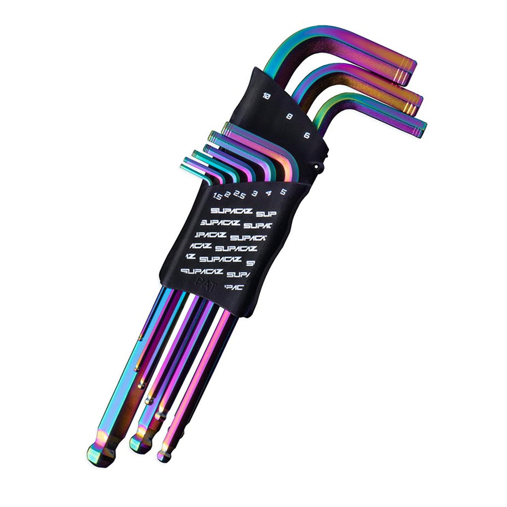 Supacaz Allen Keyz Oil Slick Set – Steed Cycles